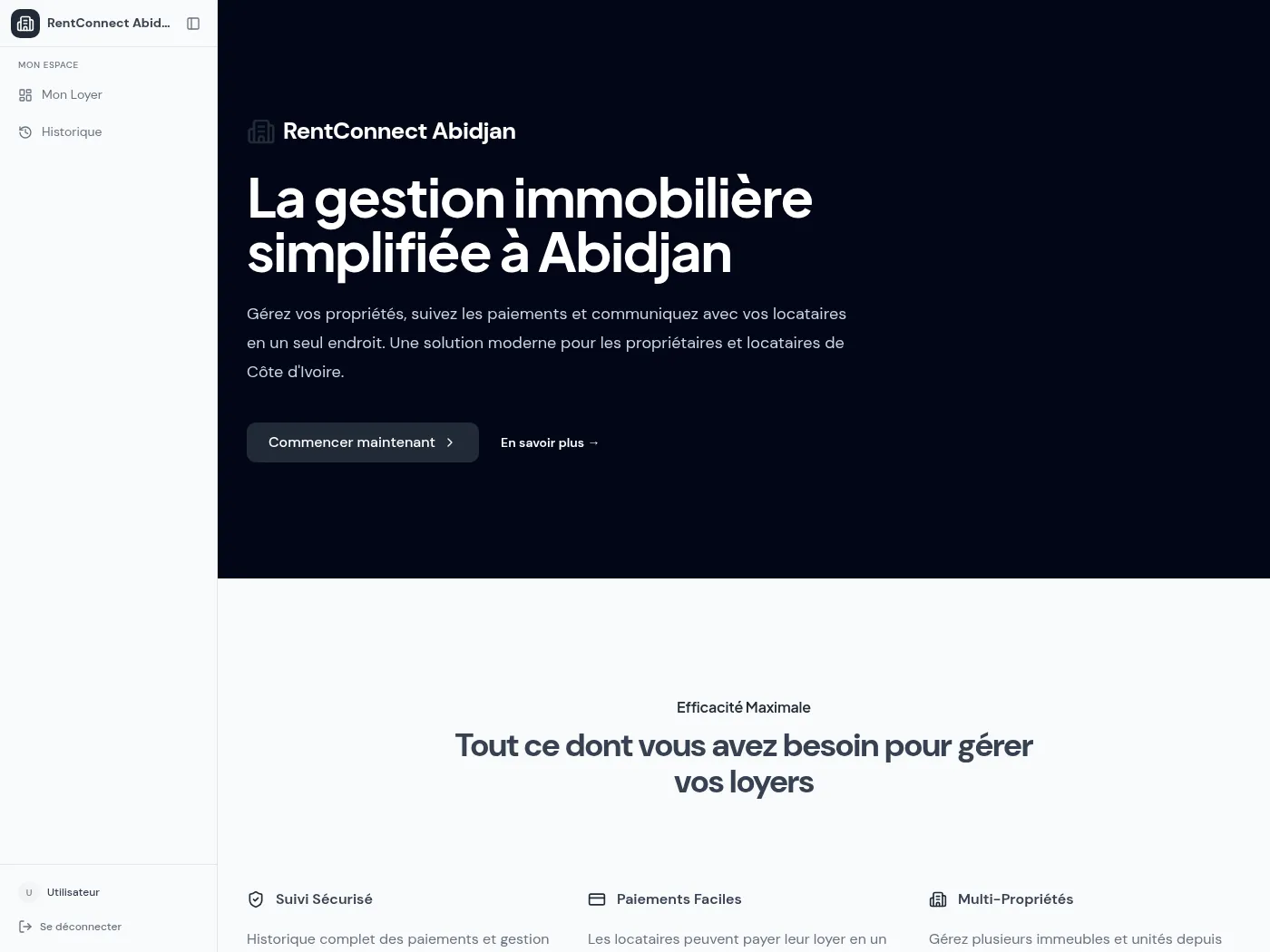 RentConnect Abidjan