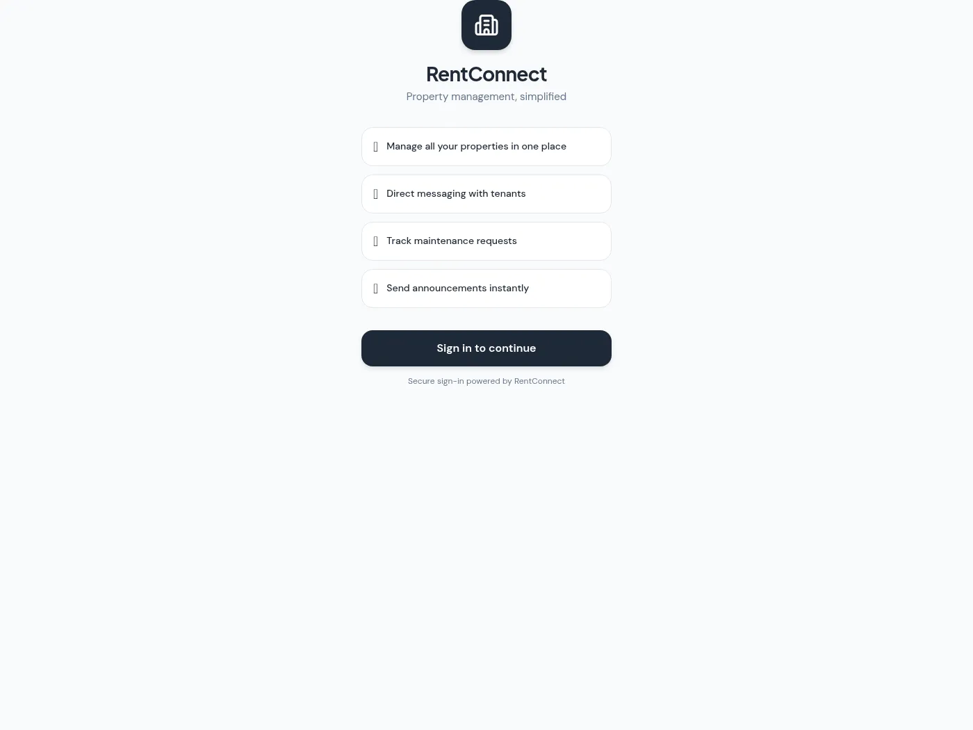 RentConnect App