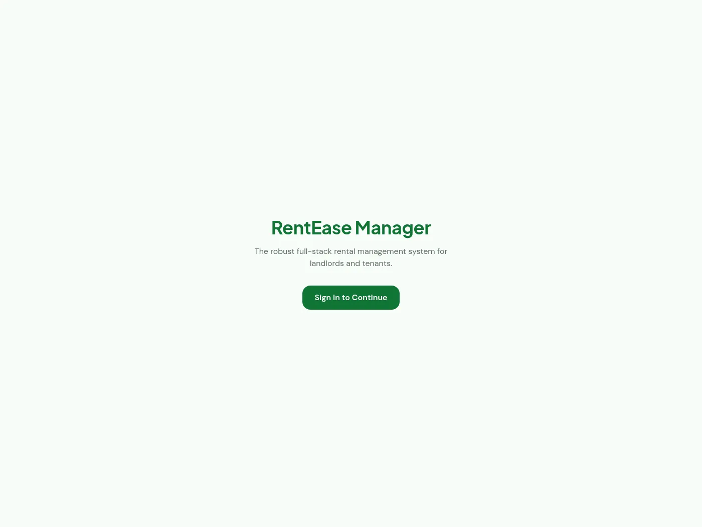 RentEase Manager