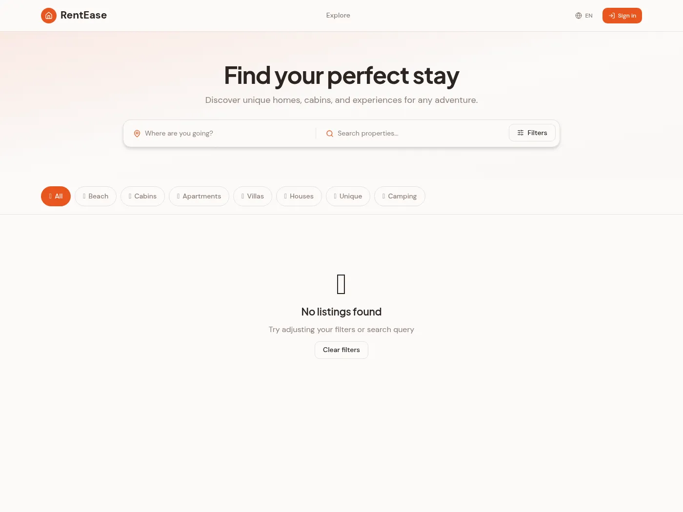 RentEase Marketplace