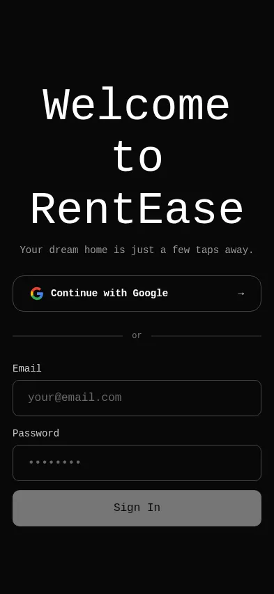 RentEase Mobile