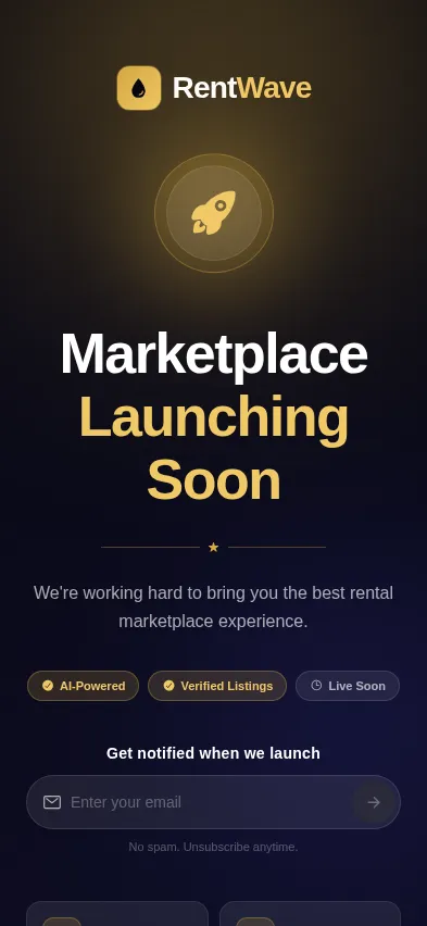 RentWave Mobile Marketplace