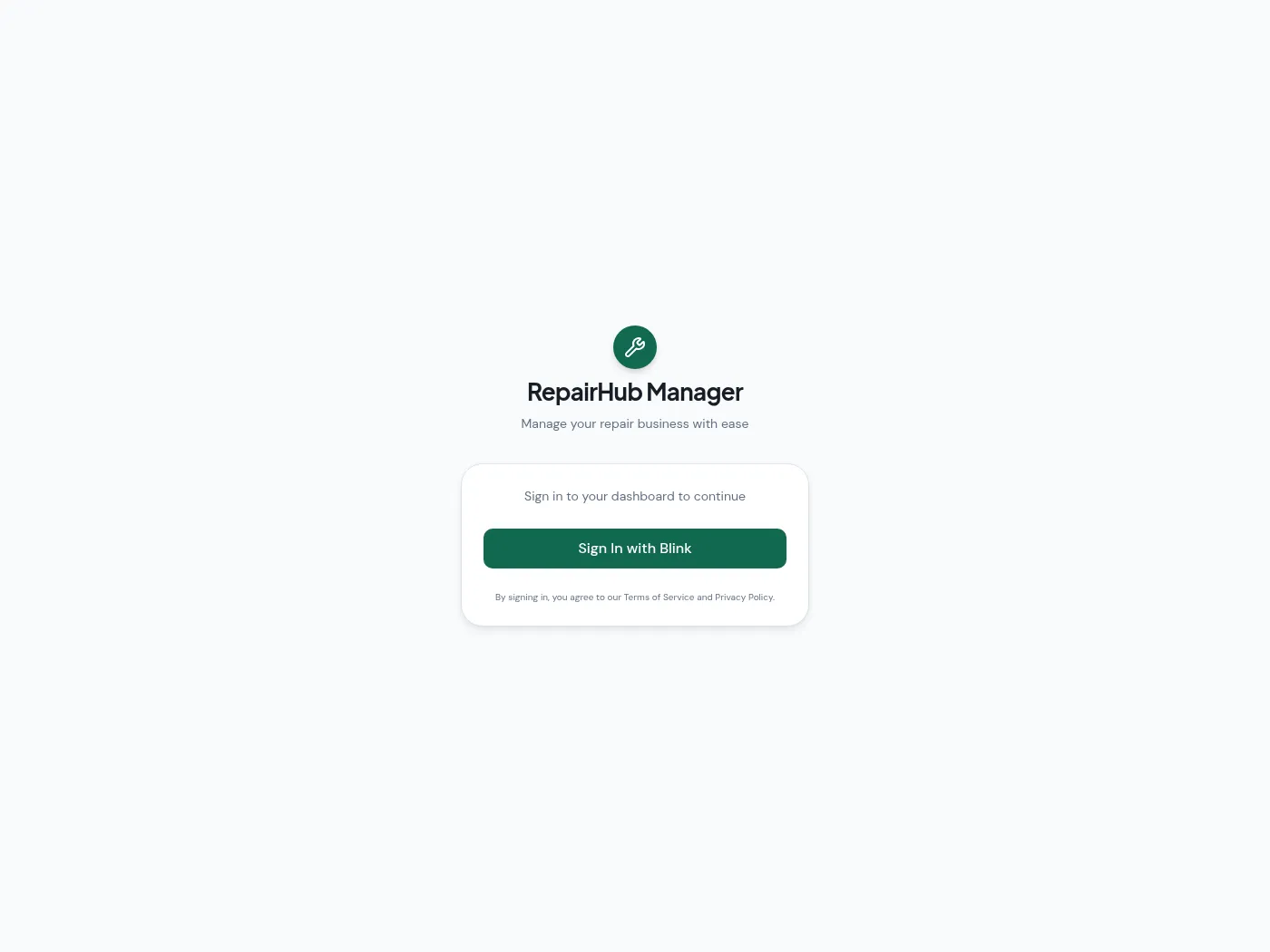 RepairHub Manager