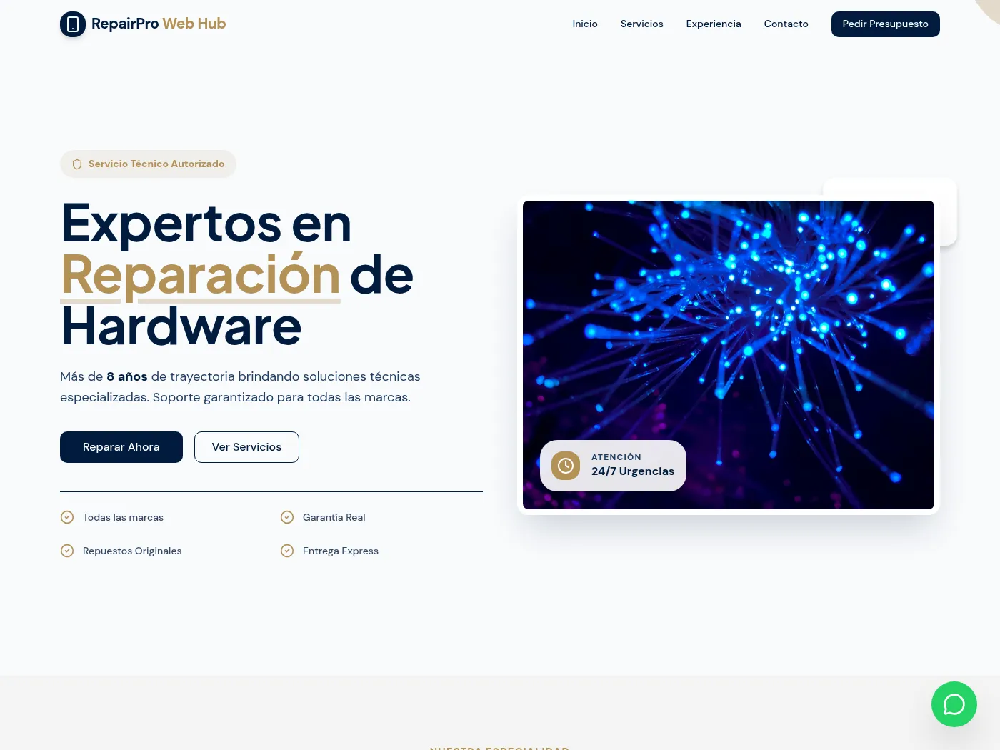 RepairPro Web Hub
