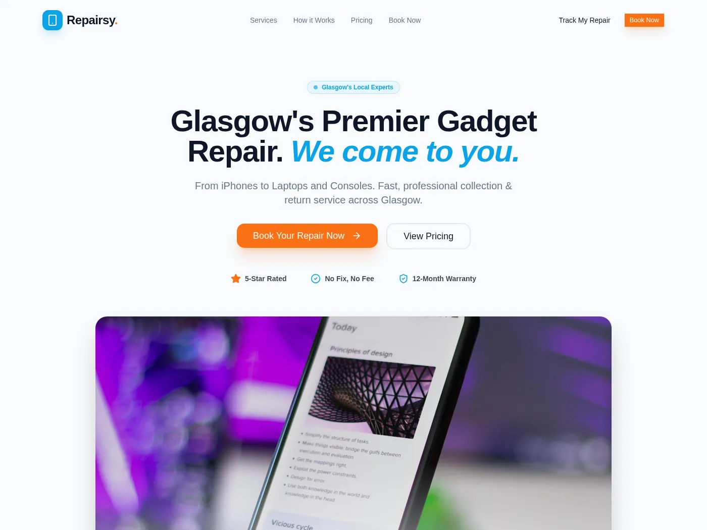 Repairsy Booking Hub