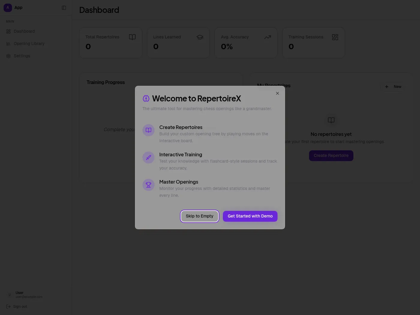 RepertoireX Chess Trainer