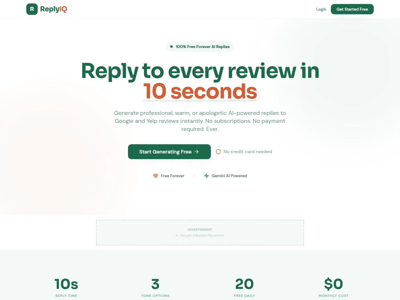ReplyIQ Free AI Replies