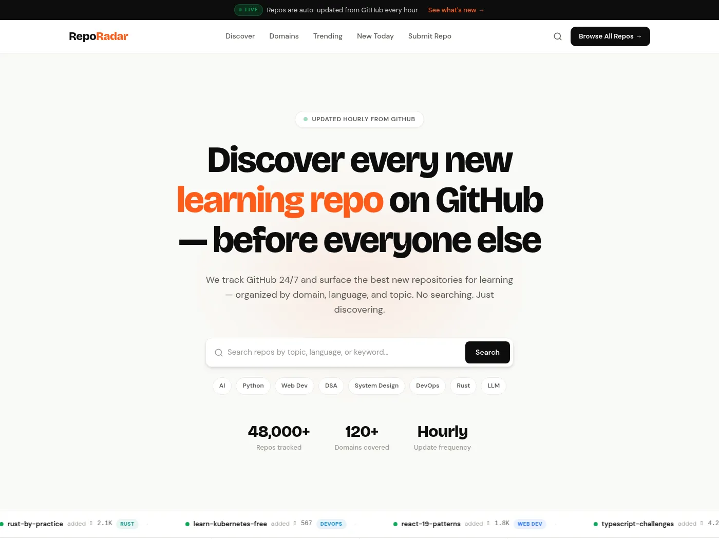 RepoRadar