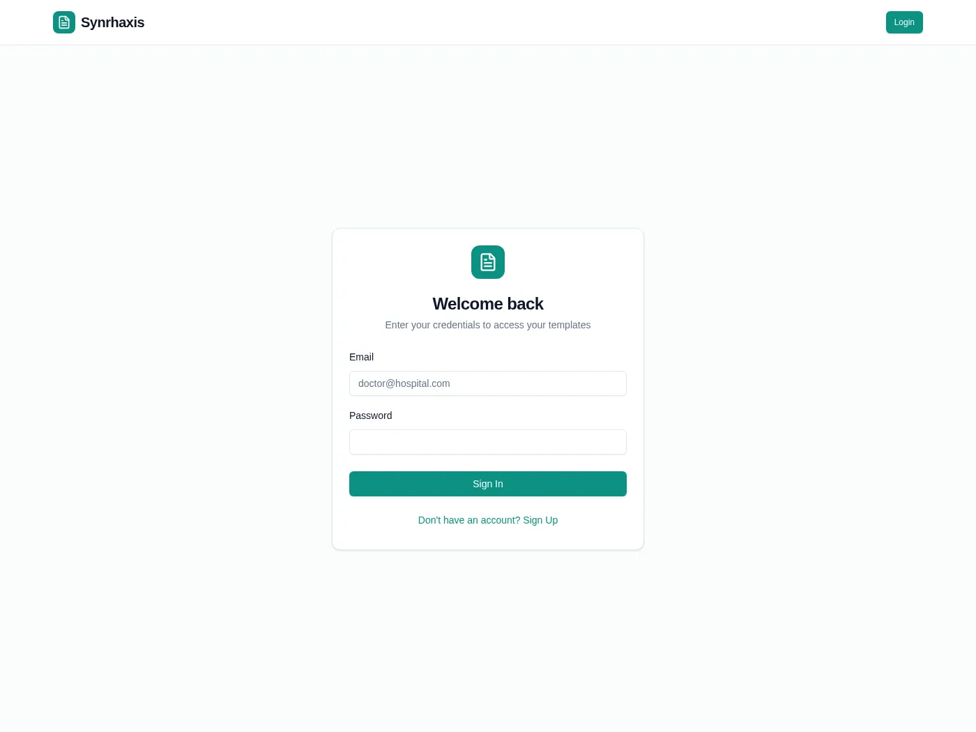 Synrhaxis Report Builder