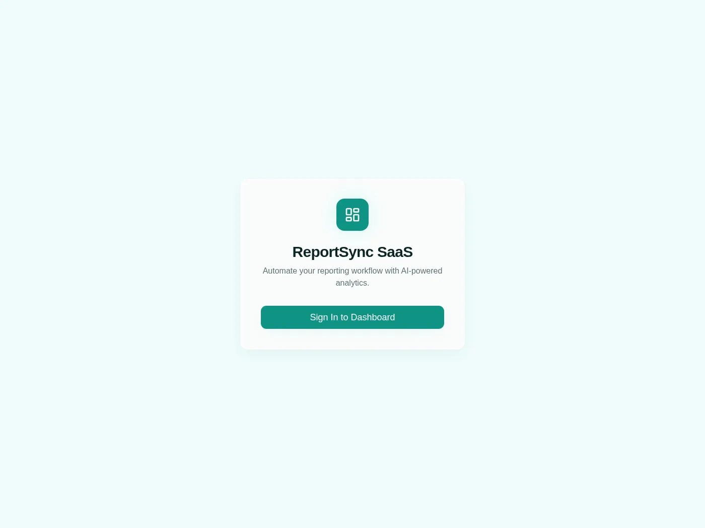 ReportSync SaaS