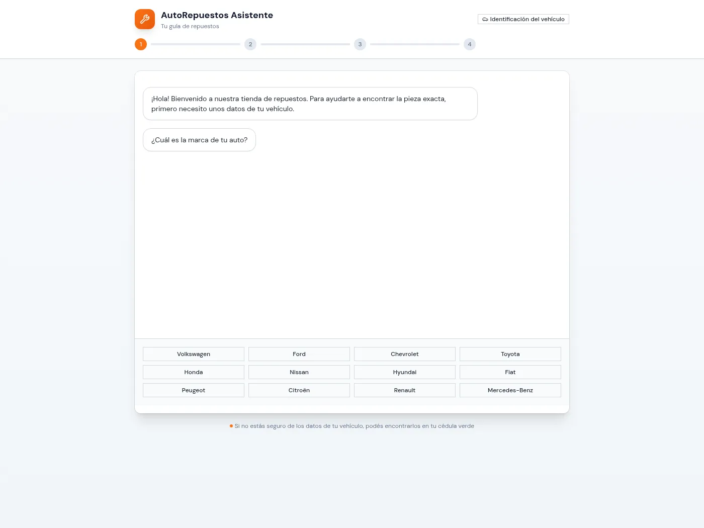 AutoRepuestos Asistente