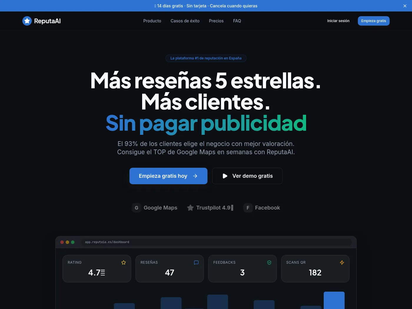 ReputaAI Plataforma Reputación