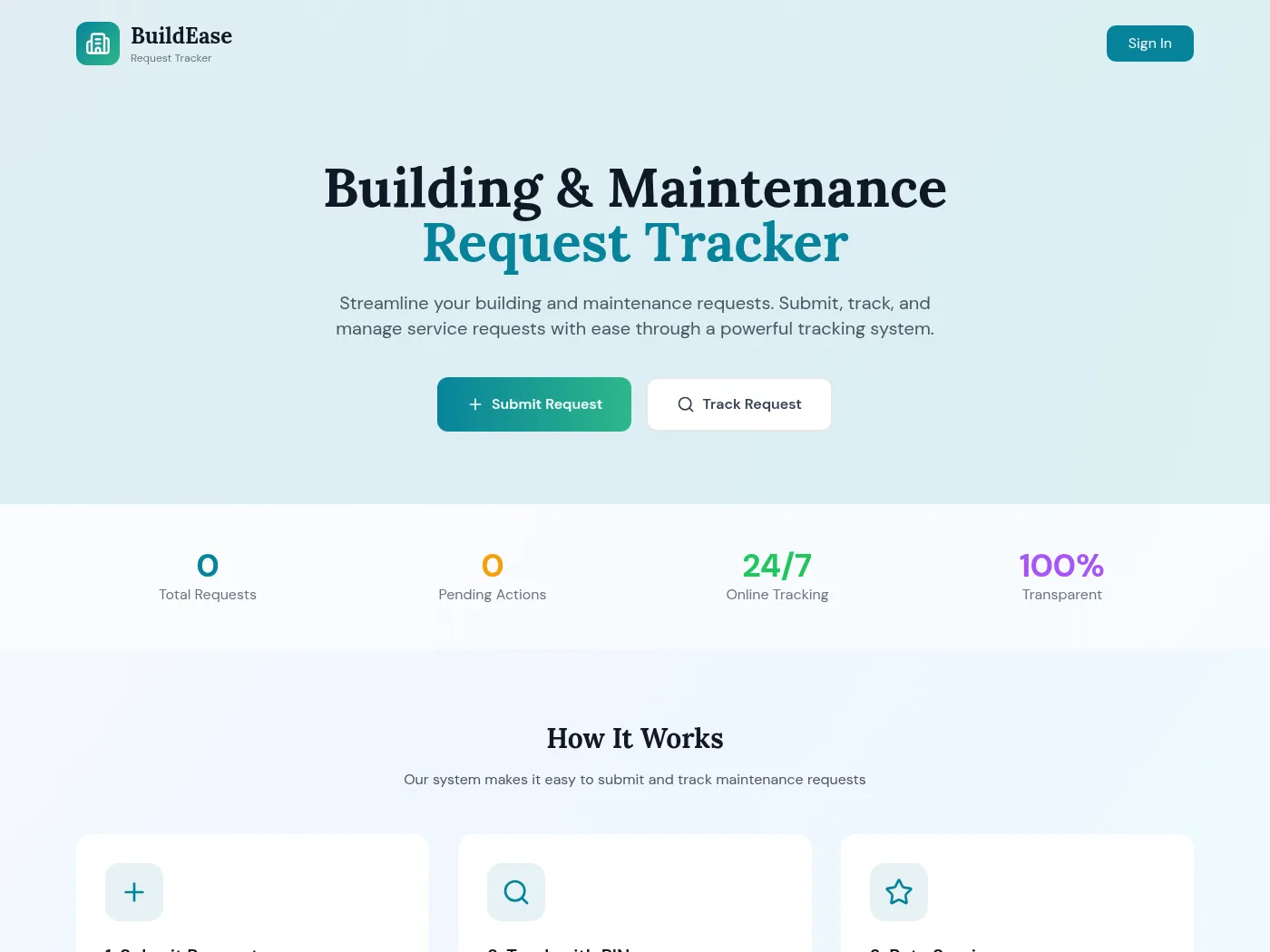 BuildEase Tracker
