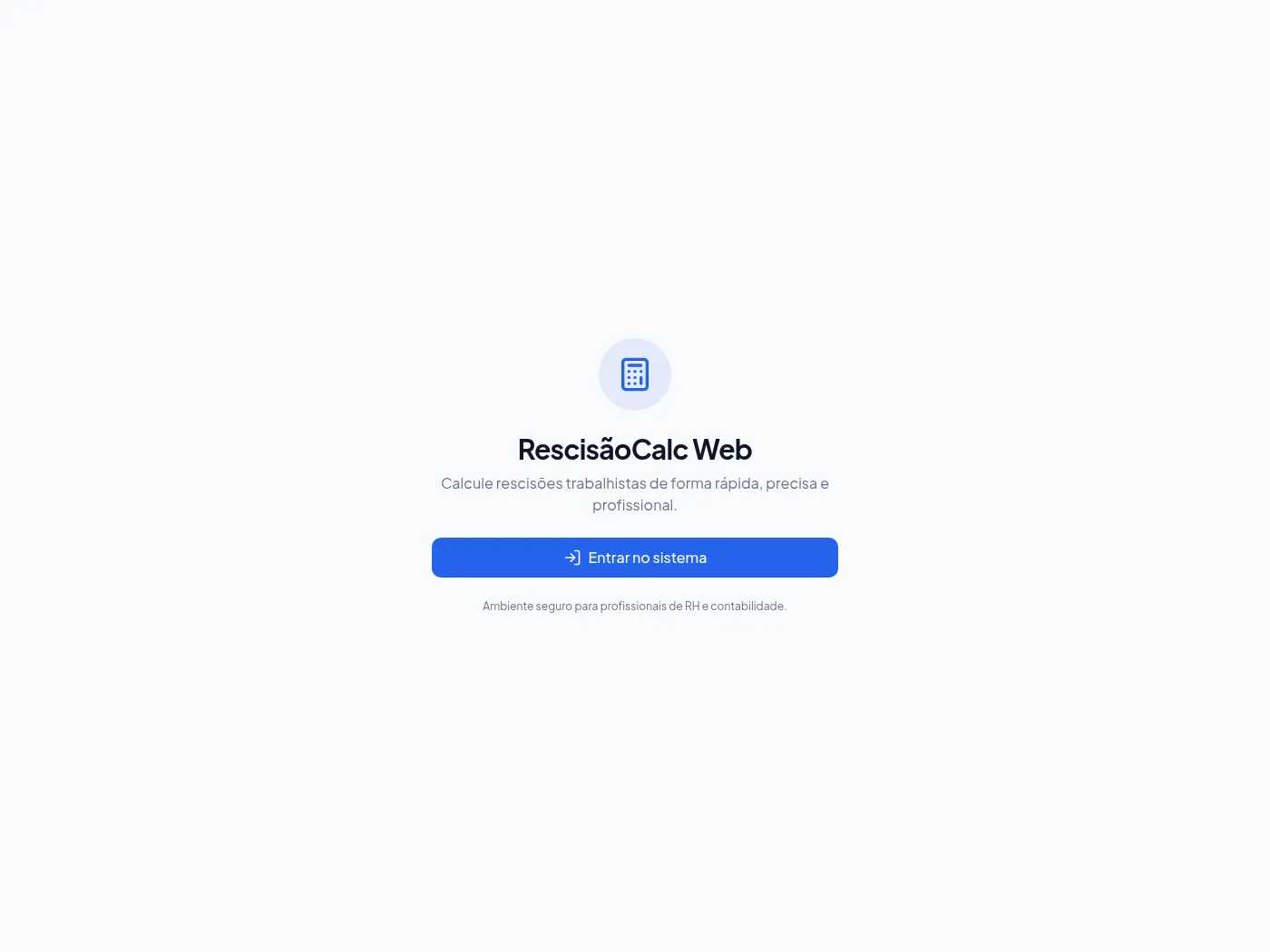 RescisãoCalc Web