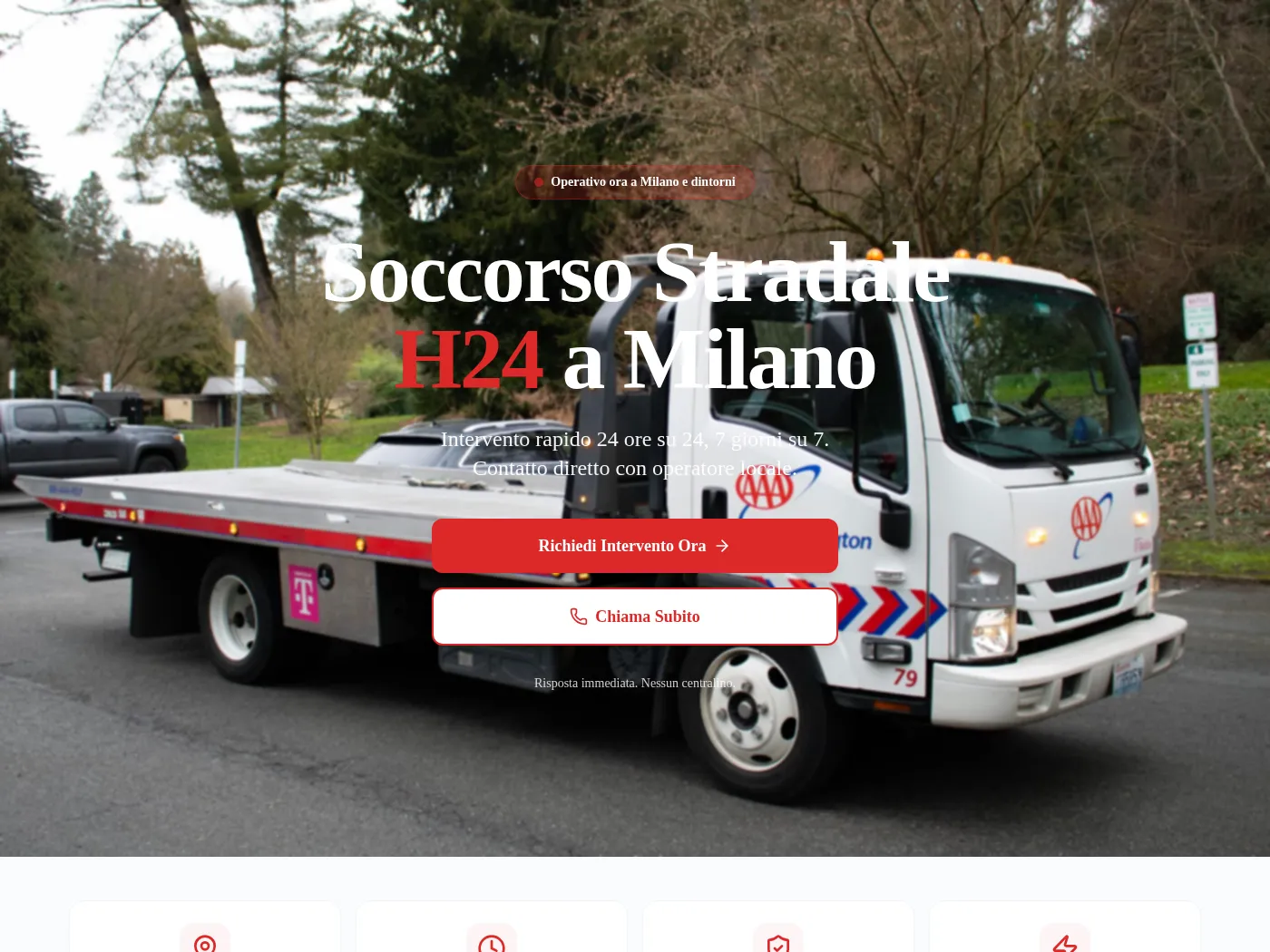 RescueNow Landing Page