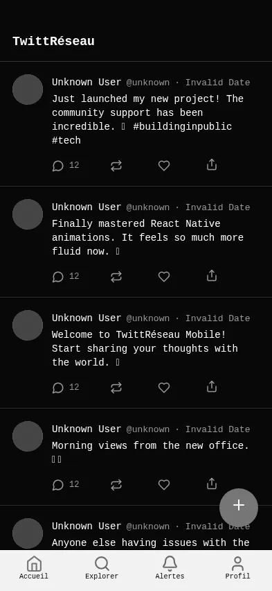 TwittRéseau Mobile