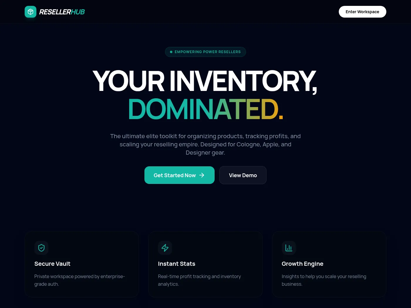Reseller Hub Template