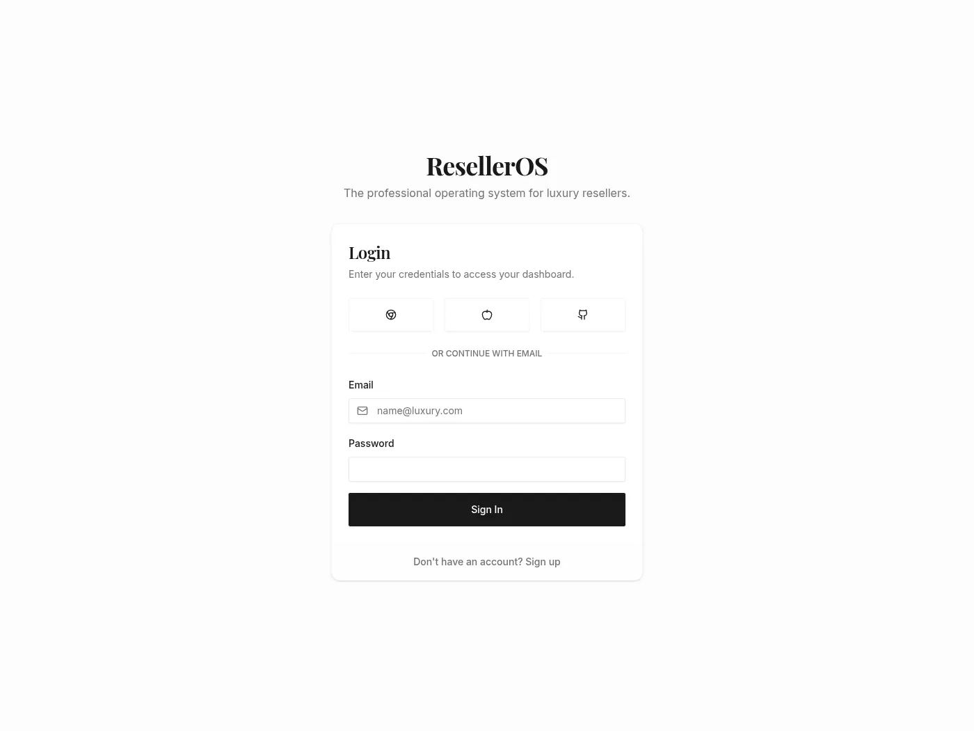 ResellerOS Platform