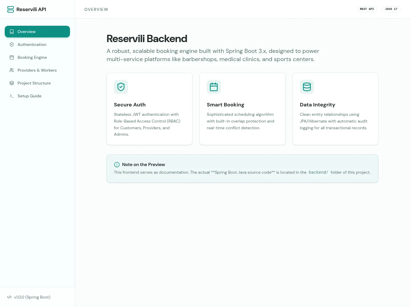 Reservili Booking Backend