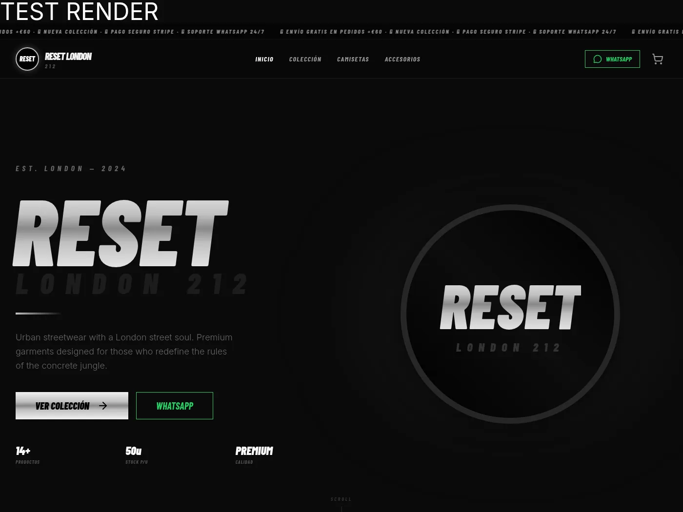 RESET London Urban Store