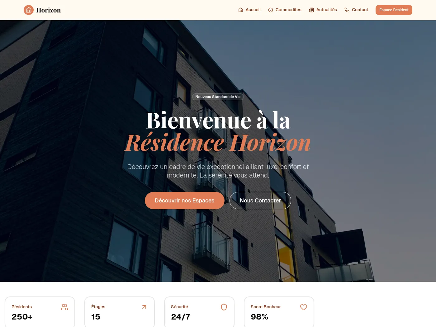 Residence Info Site