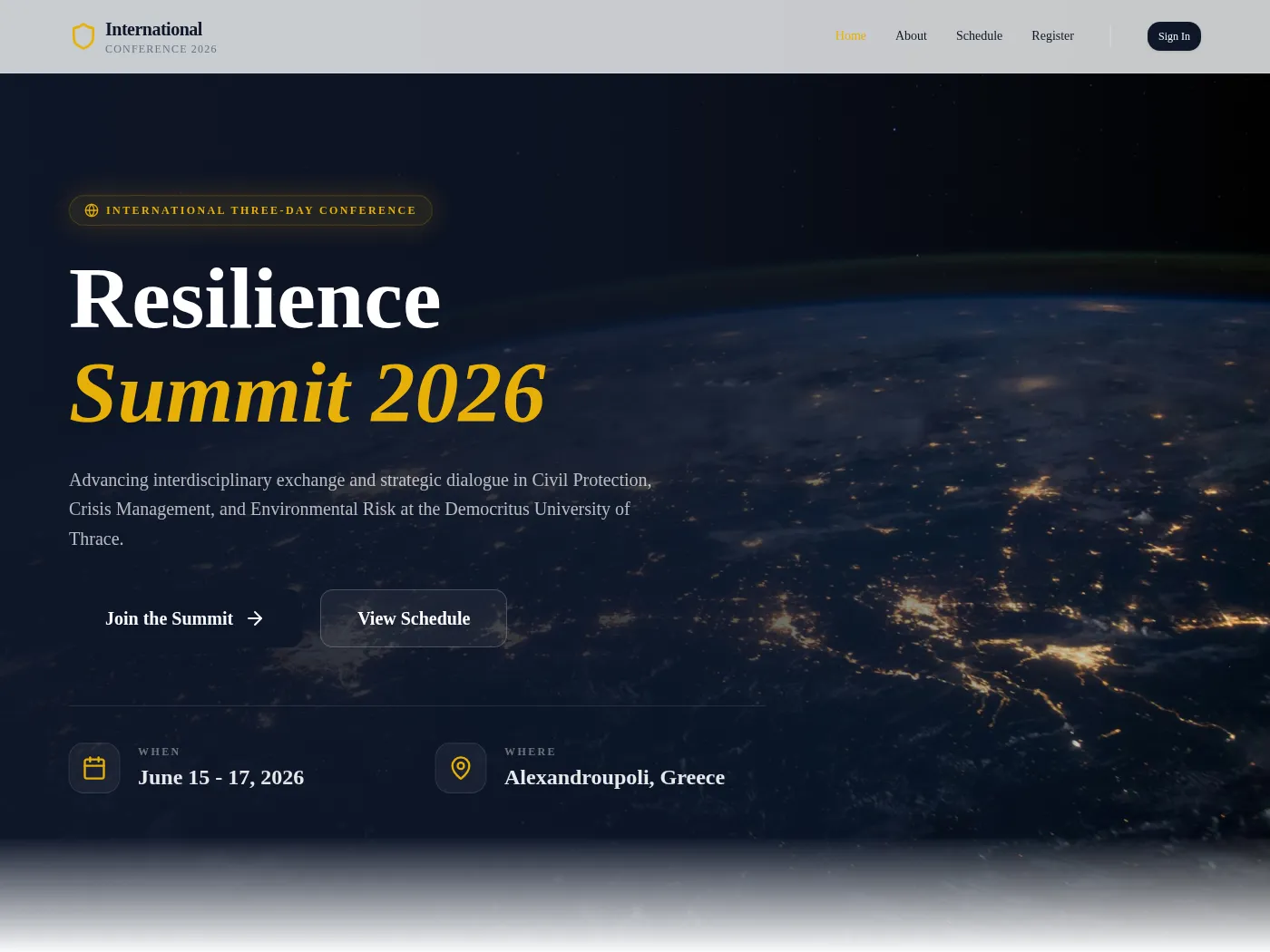 Resilience Summit Hub