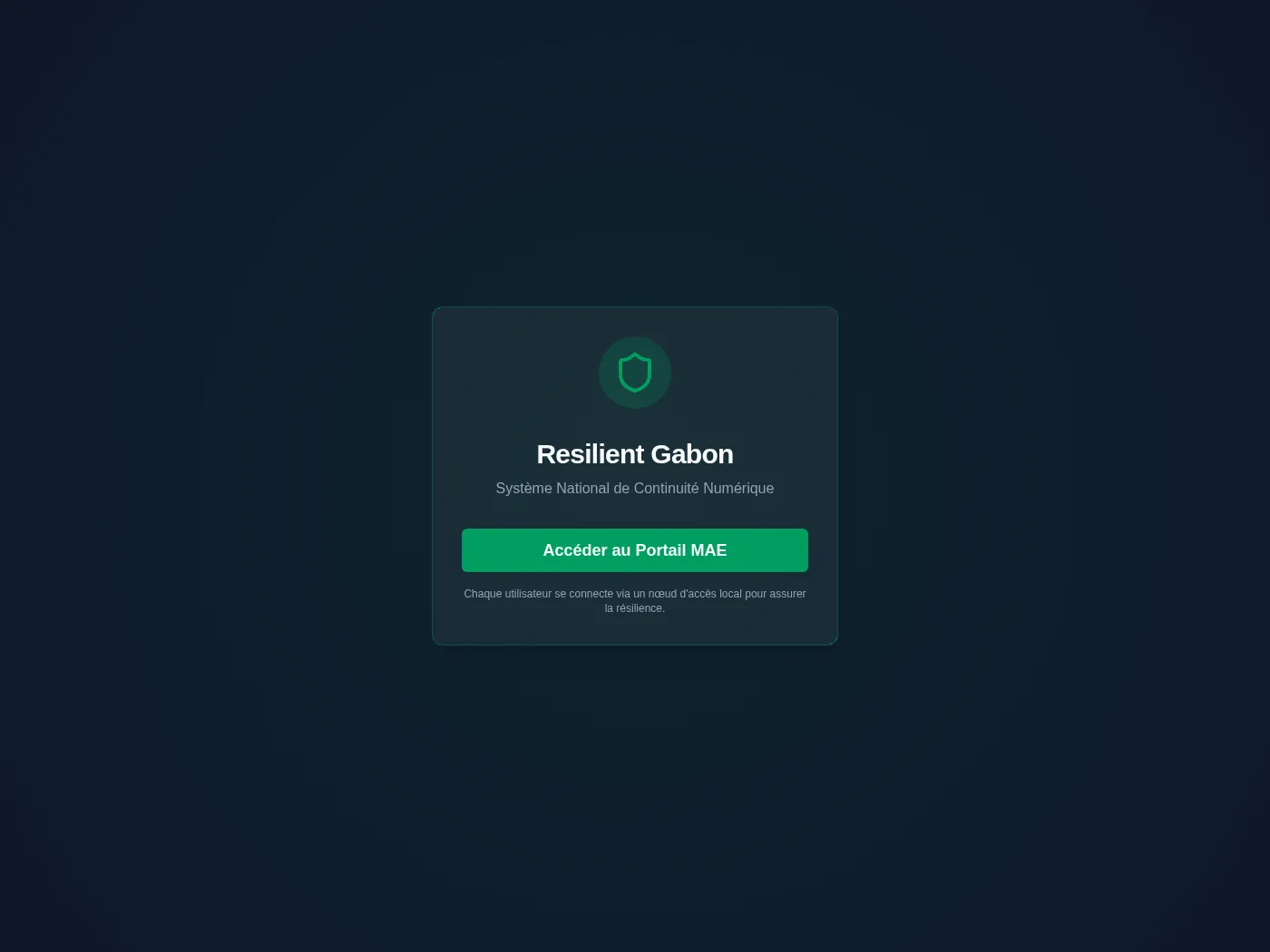 Resilient Gabon Connect