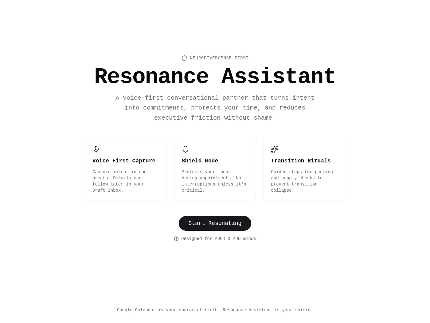 Resonance Assistant