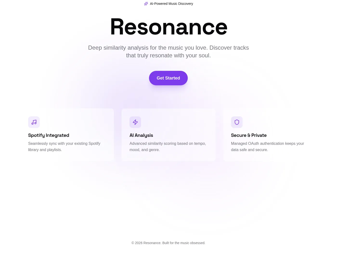 Resonance Music Discovery