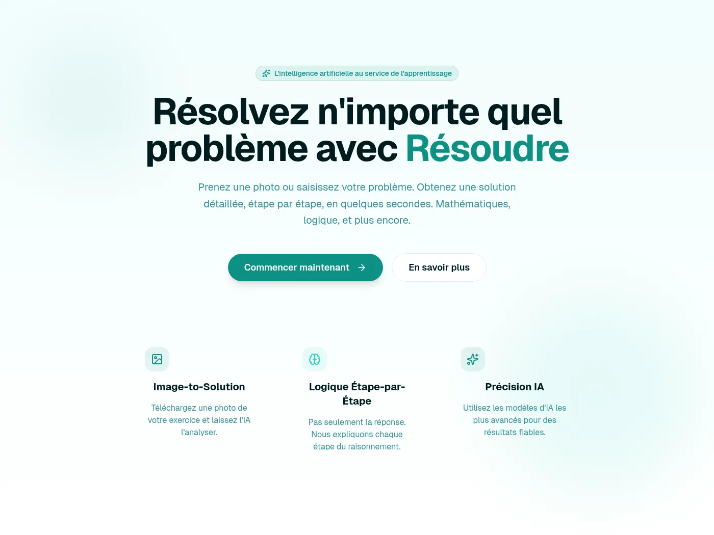 Résoudre Math Solver