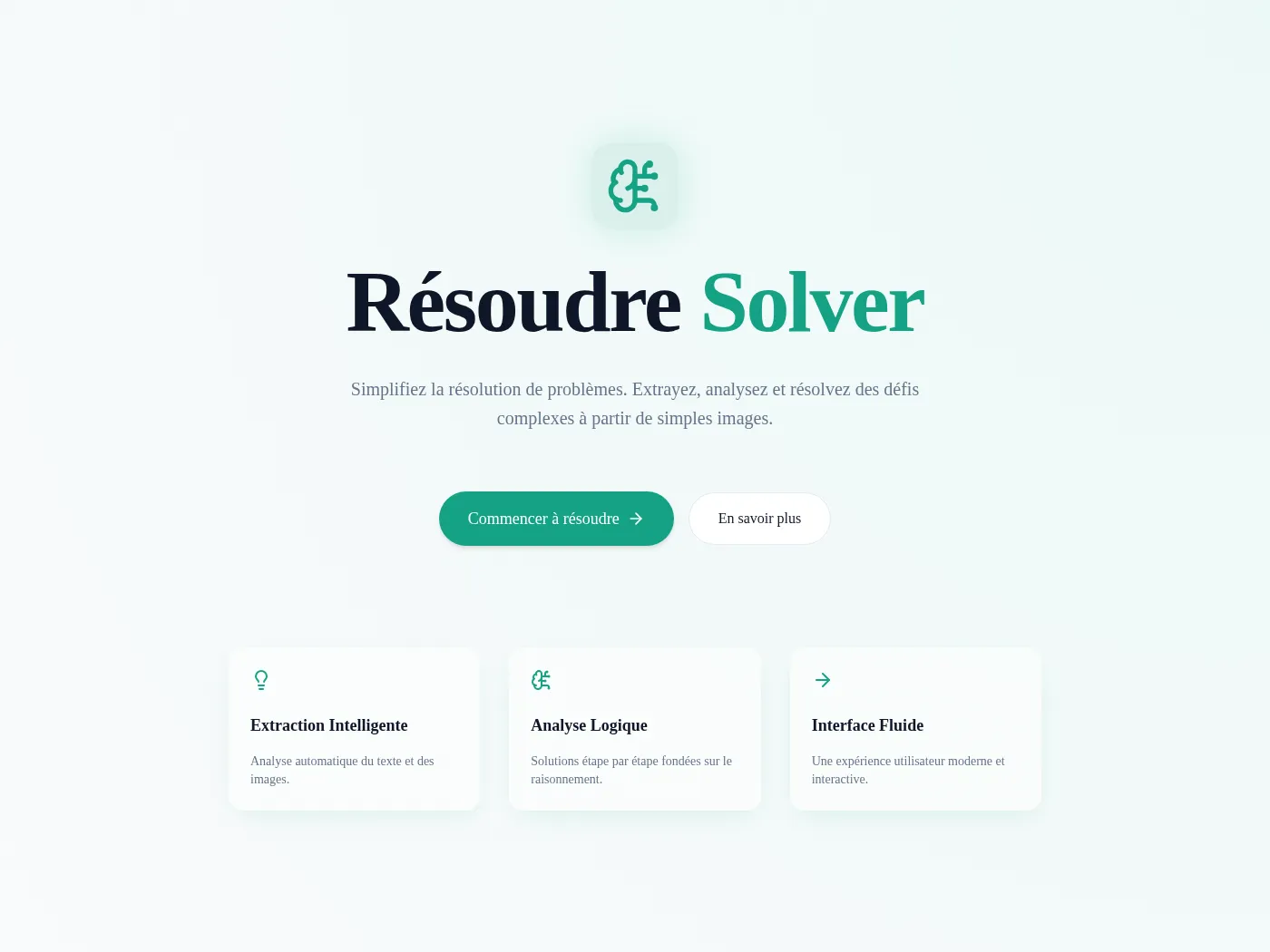 Résoudre Solver