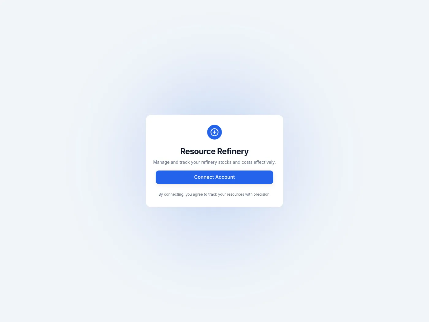Resource Refinery Tracker