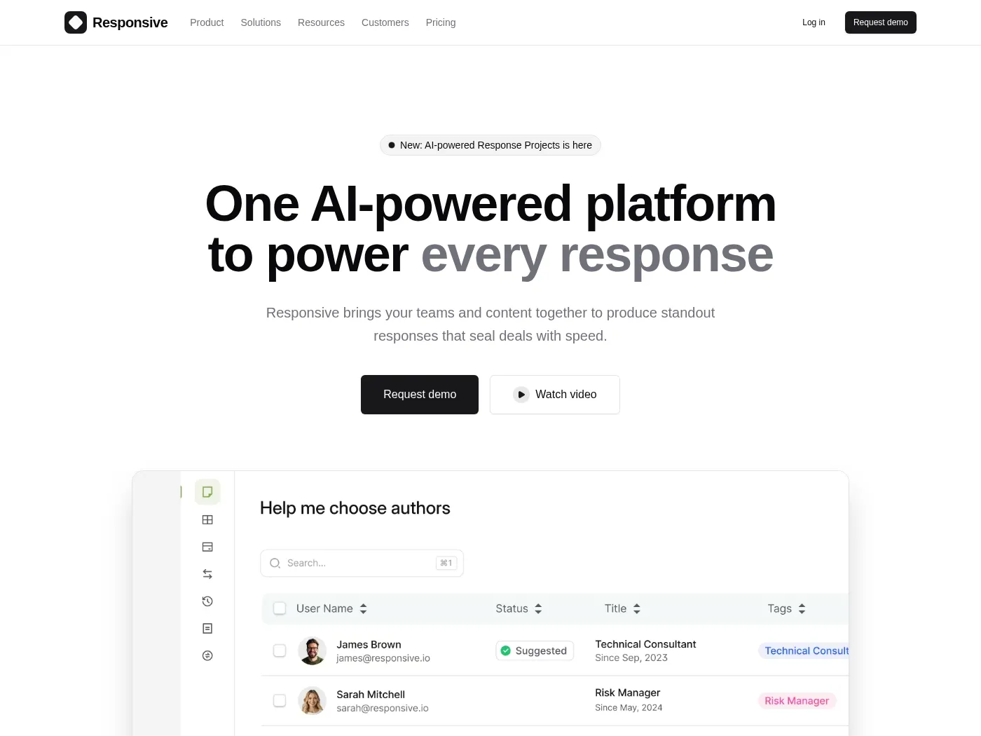 Responsive Platform Hub