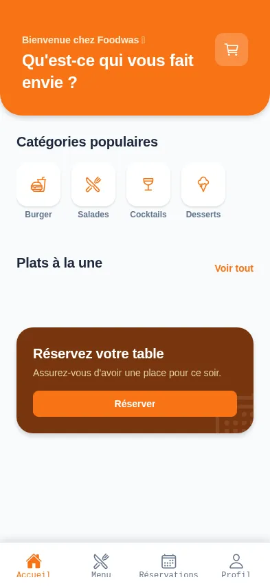 Smart Restaurant App