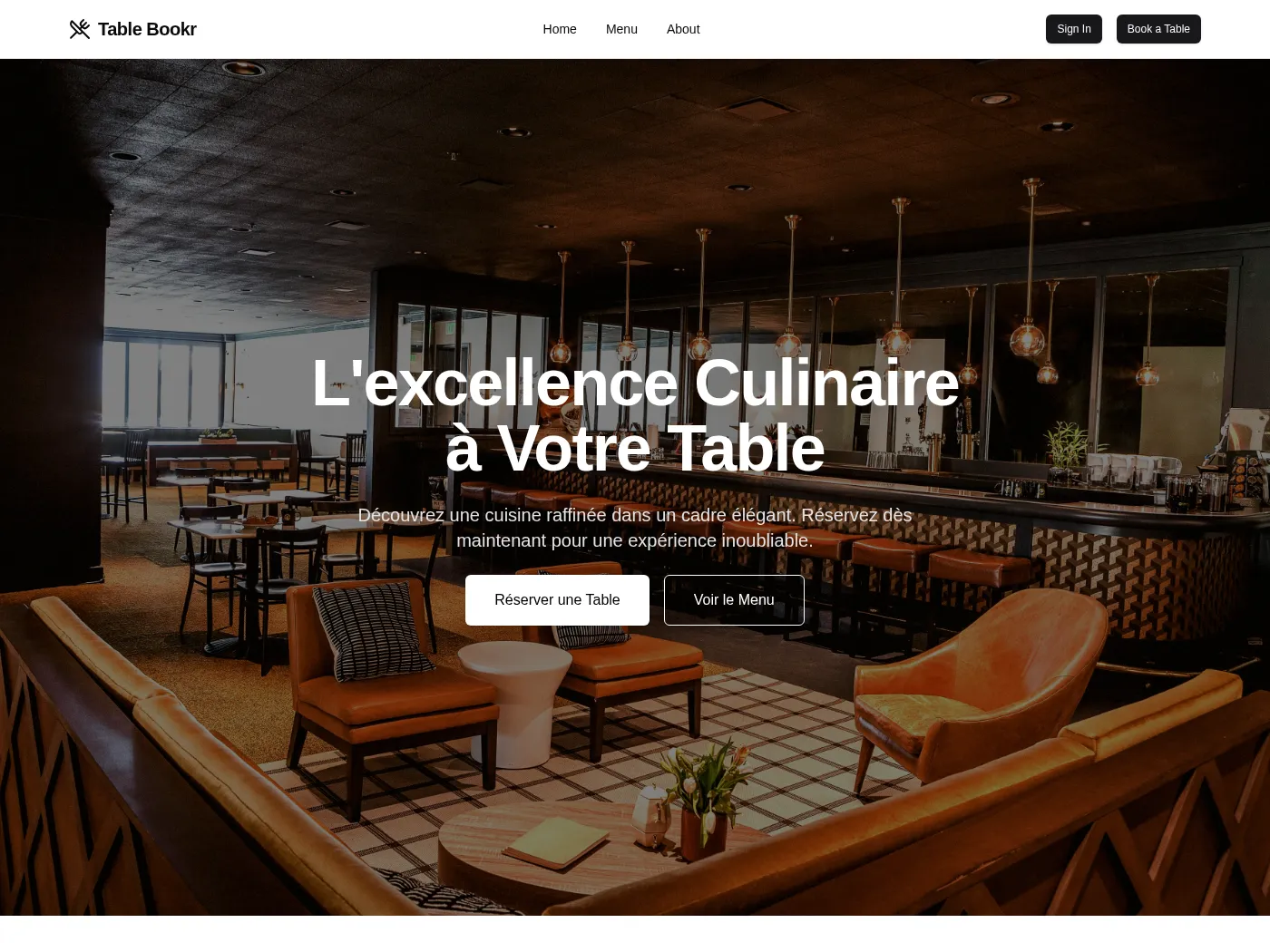 Table Bookr