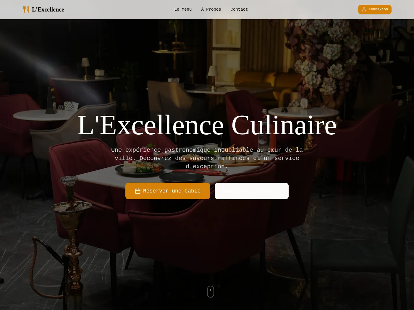 Gourmet Reservation Hub