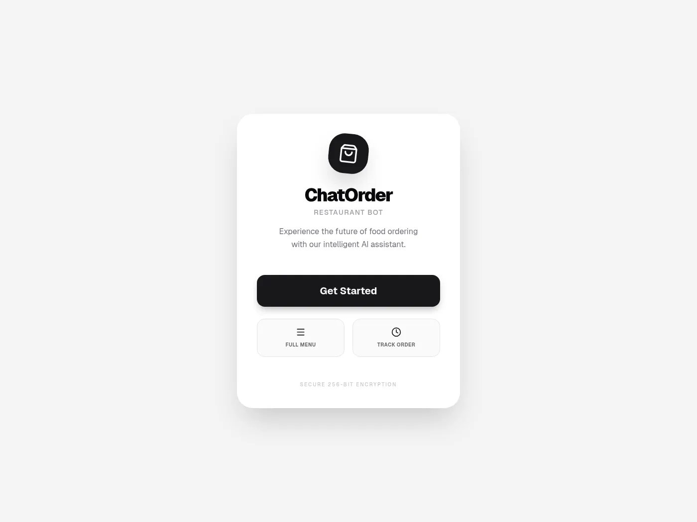 ChatOrder Restaurant Bot