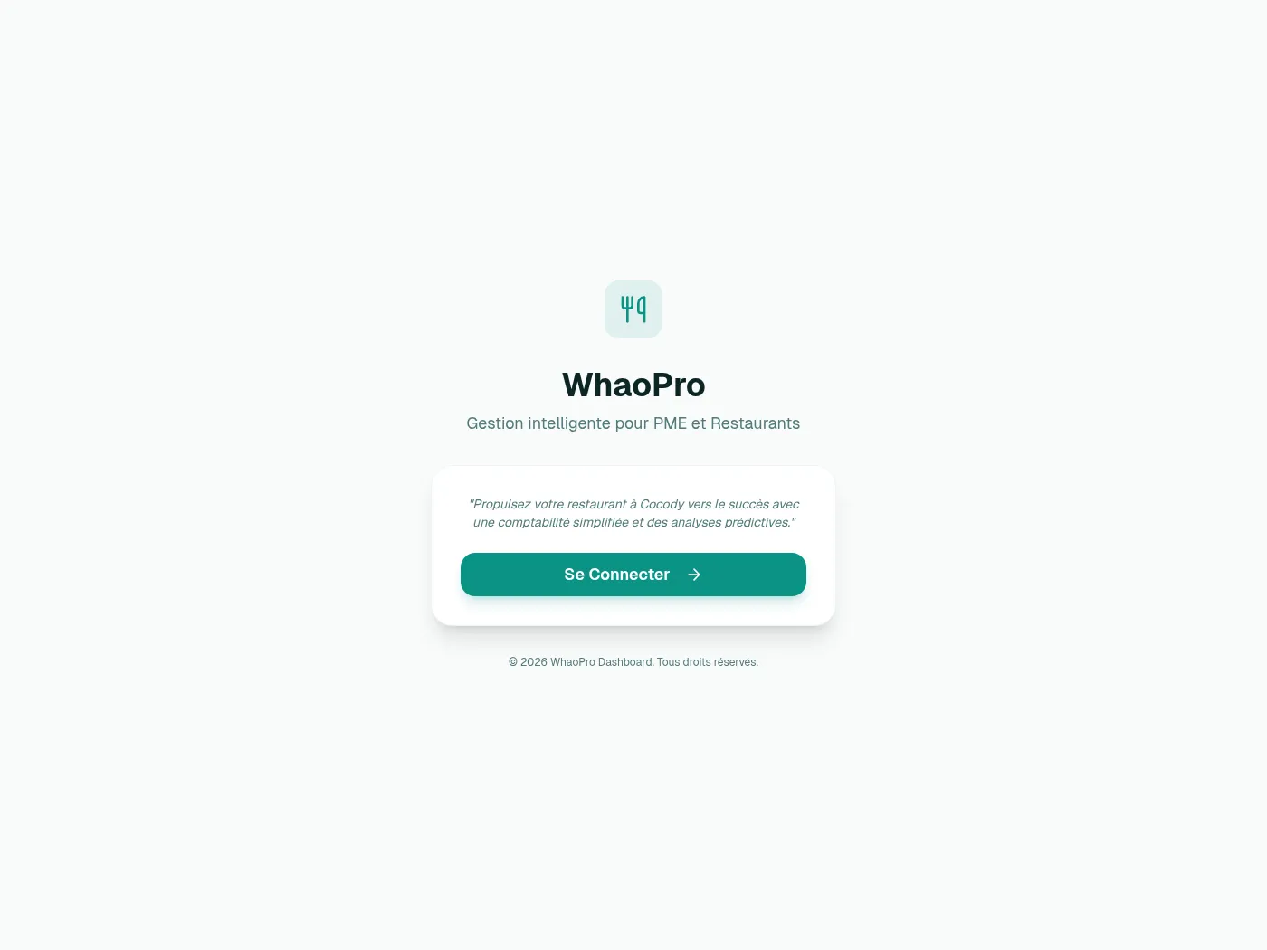WhaoPro Restaurant Manager