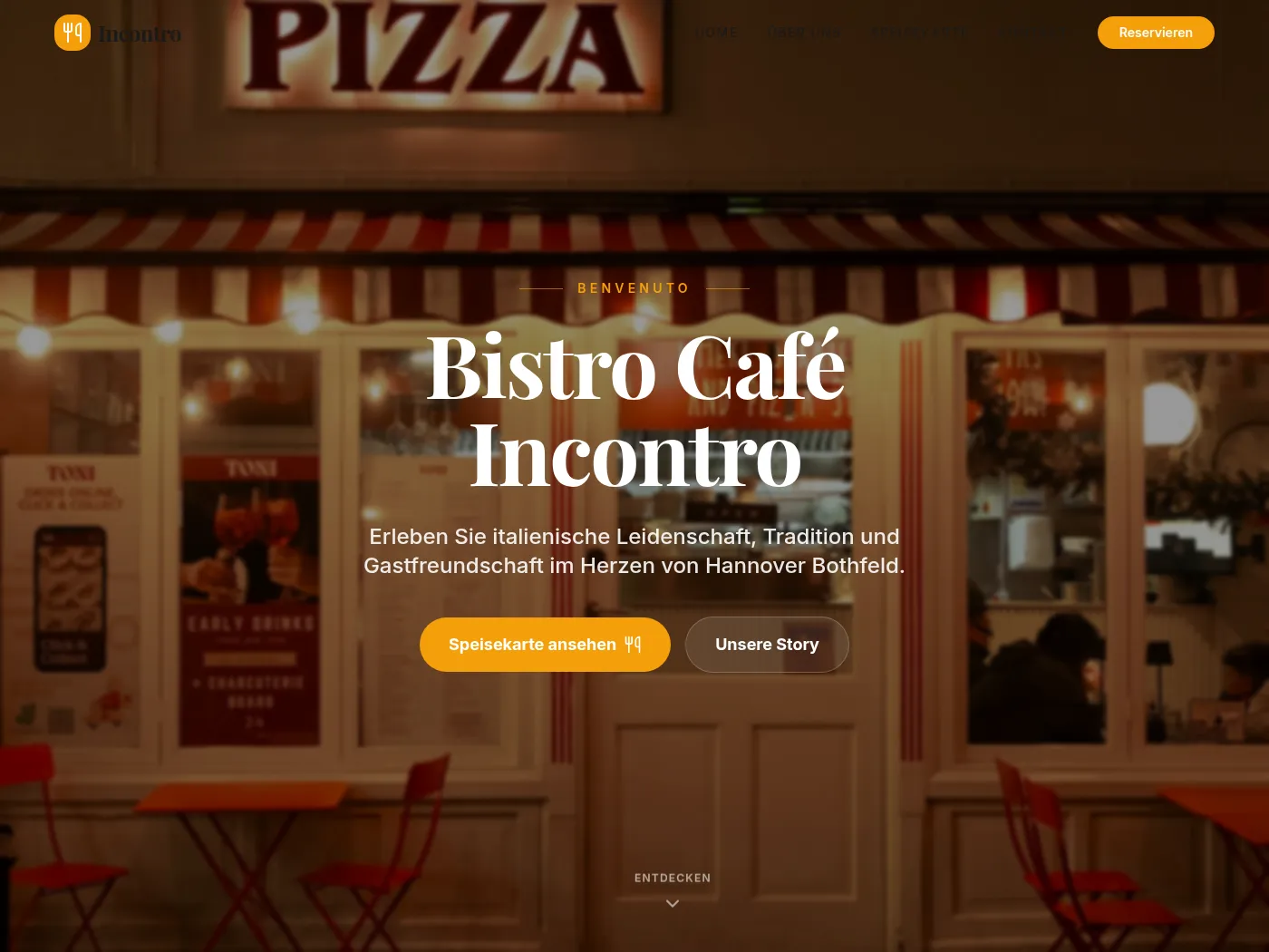 GourmetBites Homepage