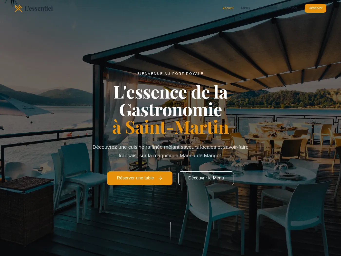 L'essentiel Restaurant Web