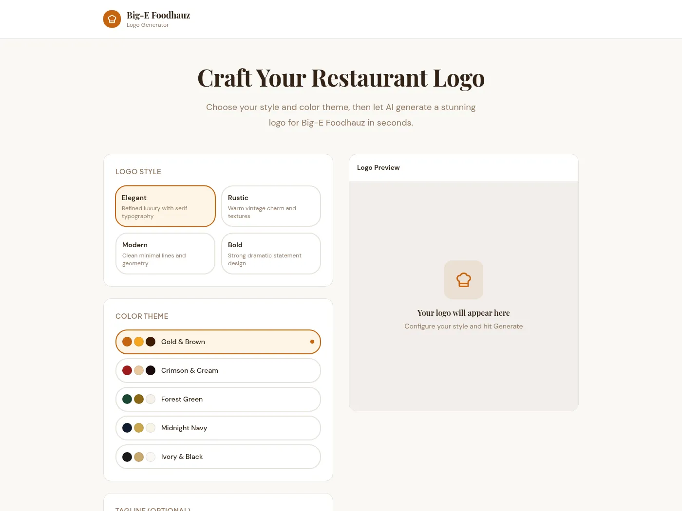 Restaurant Logo Maker