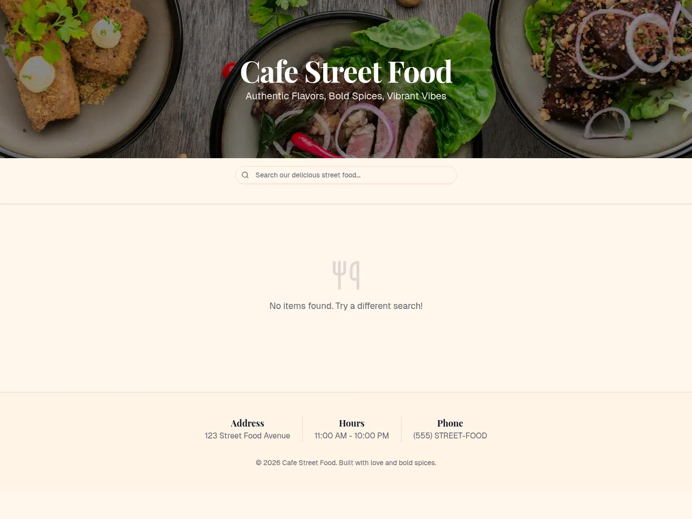 MenuView Web