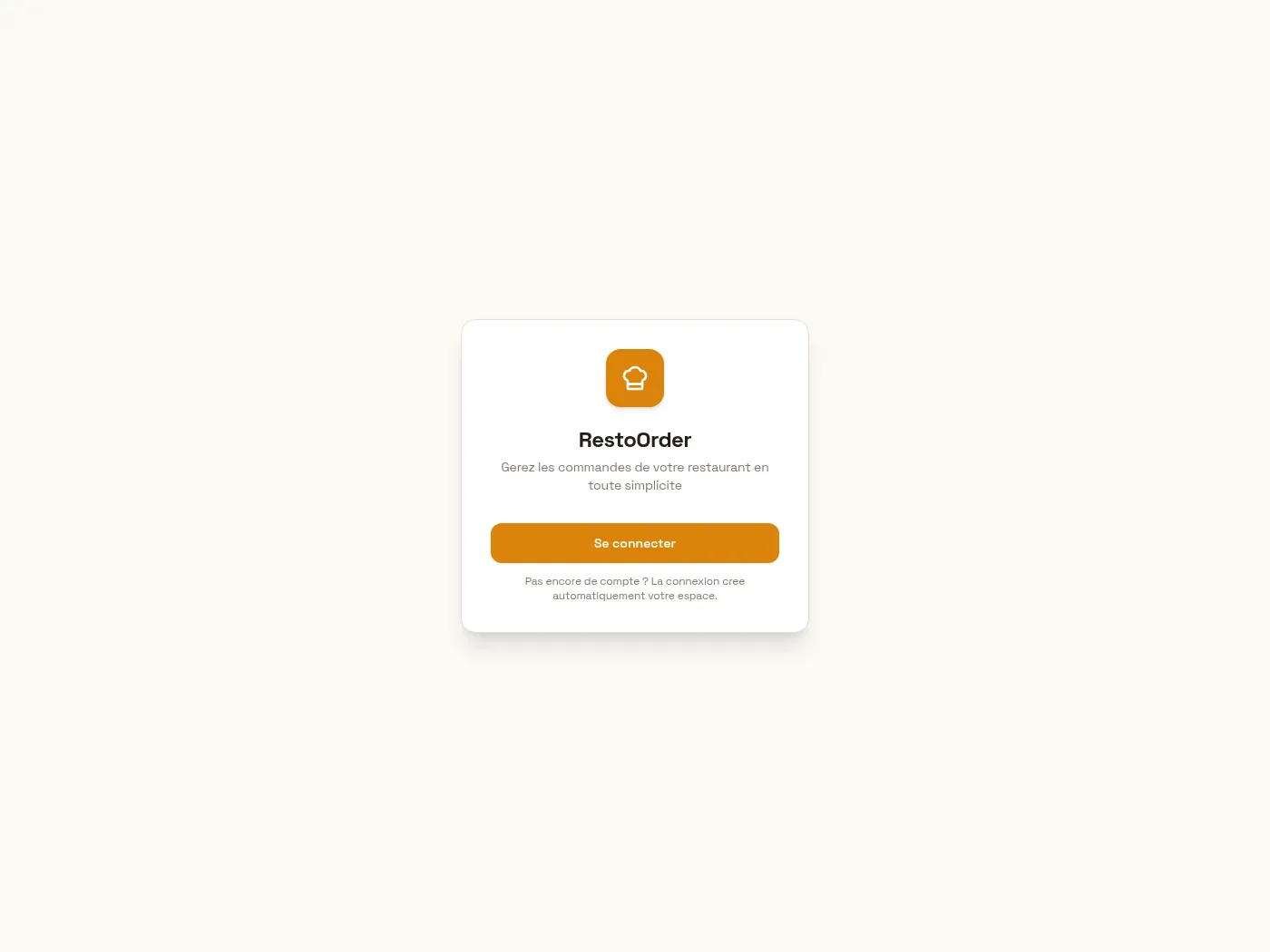 RestoOrder Manager