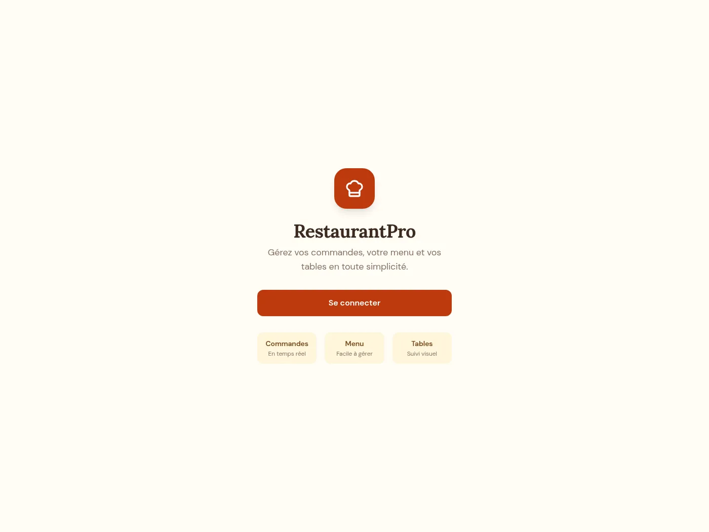Restaurant Order Manager