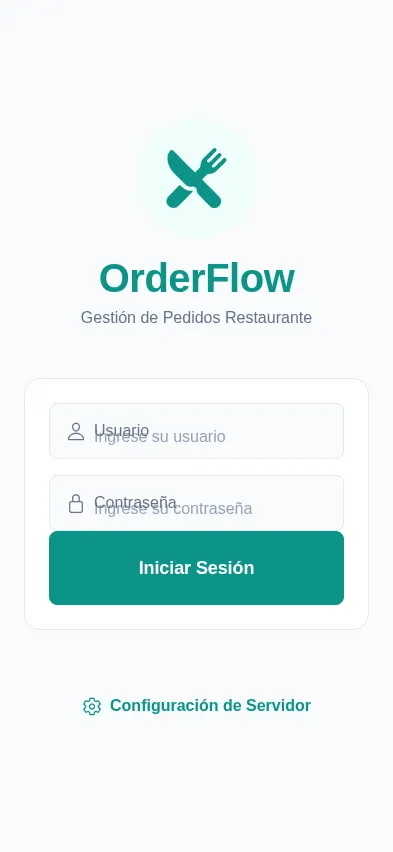 OrderFlow Restaurante App