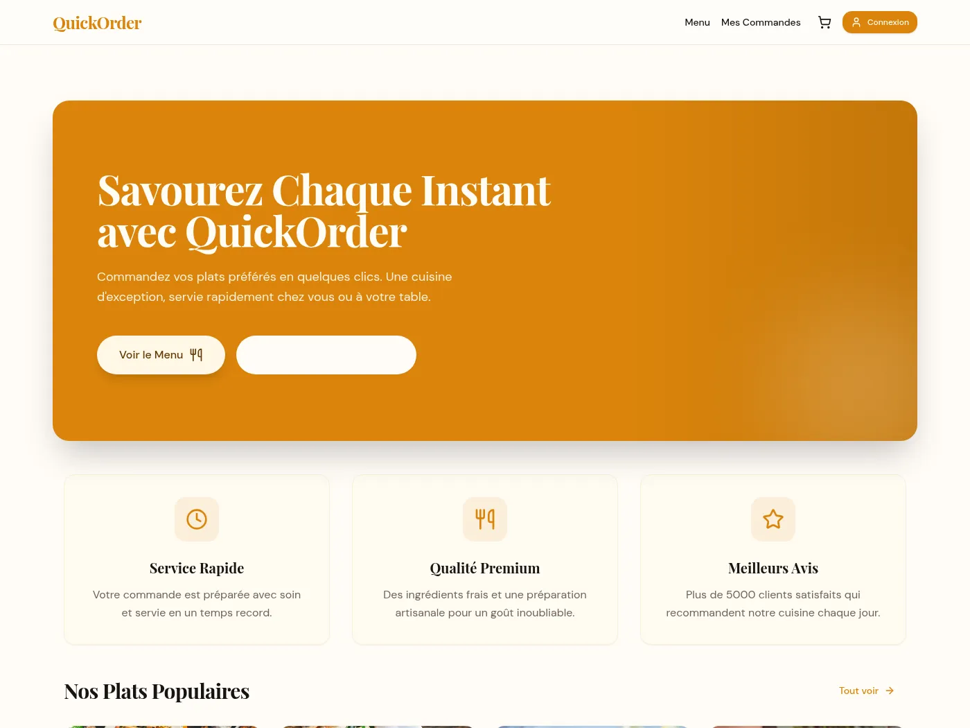 QuickOrder Restaurant App