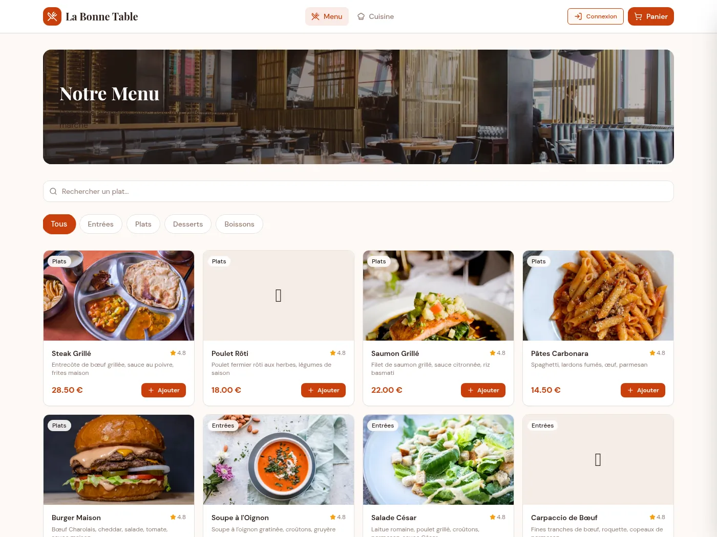 Restaurant Order App