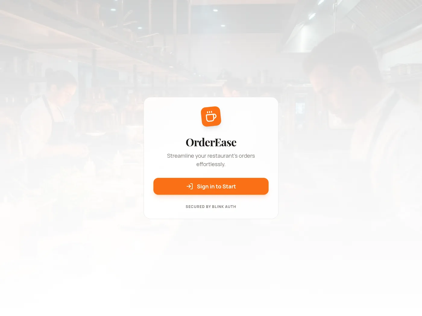 OrderEase Restaurant Manager