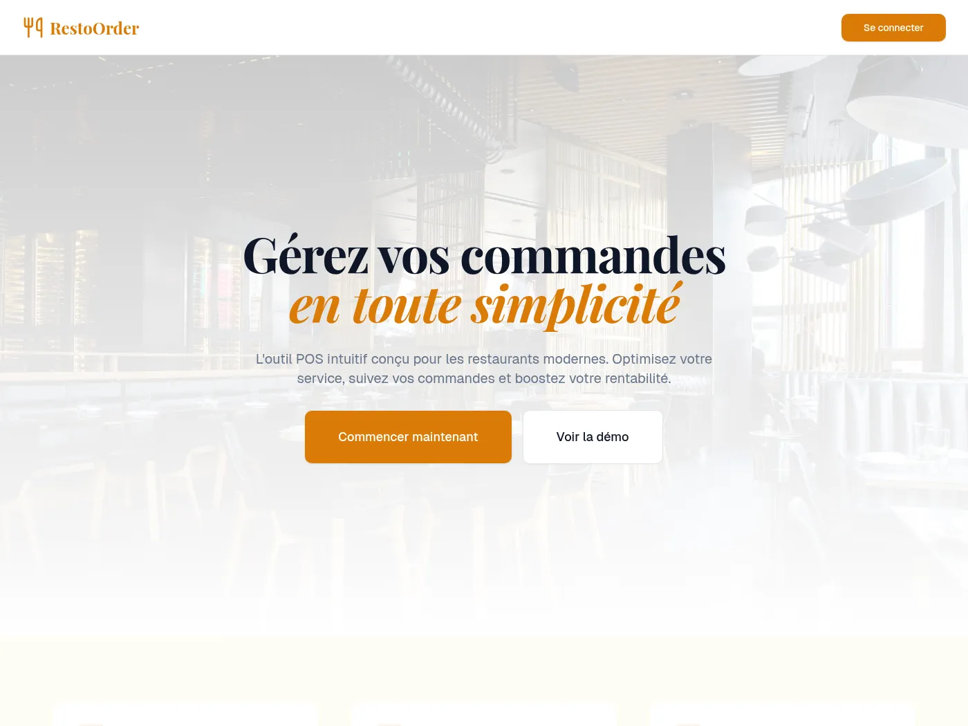 RestoOrder Manager