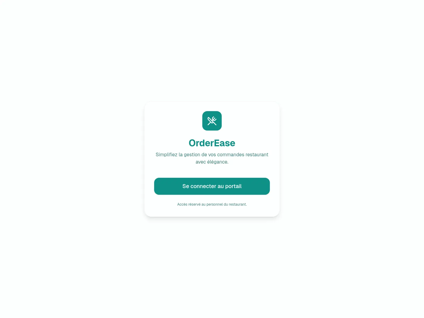 OrderEase Restaurant App